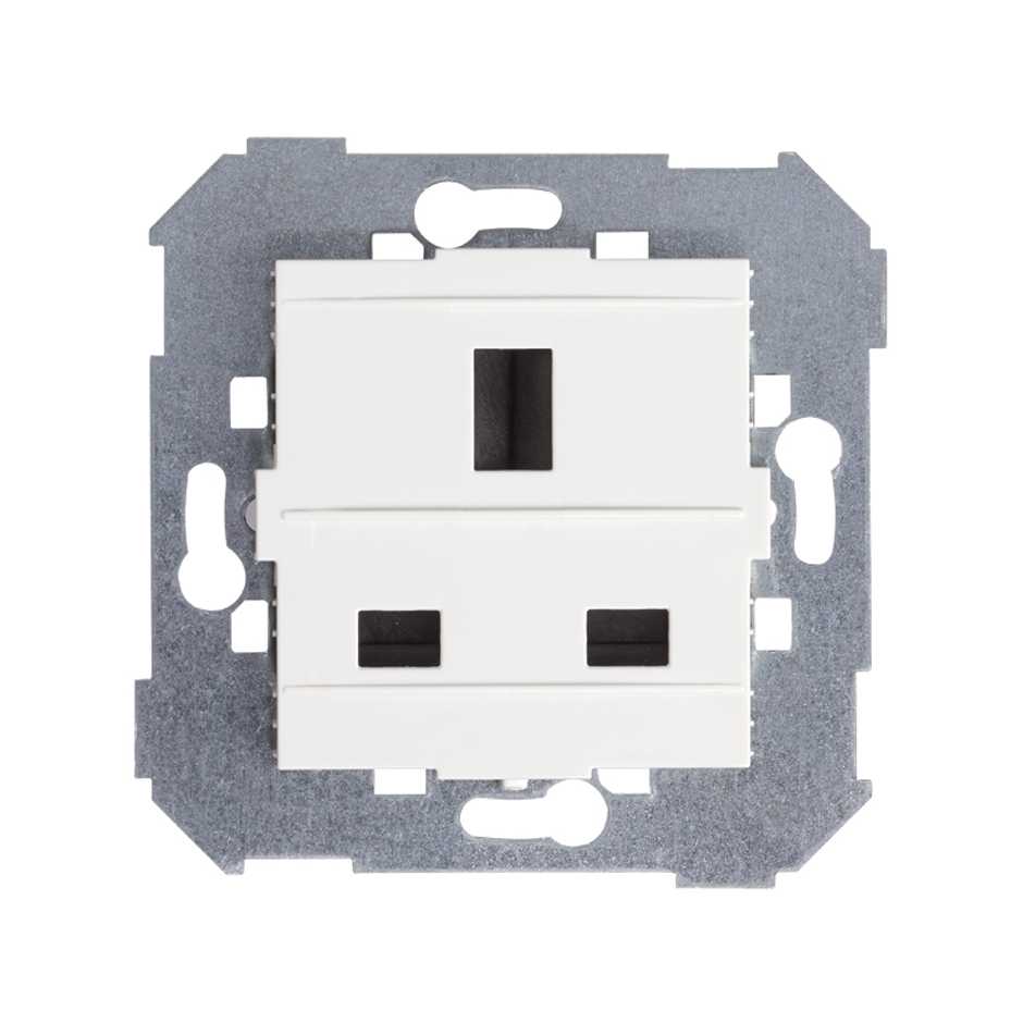 British socket outlet 13A 250V~ with screw terminal connection system ...