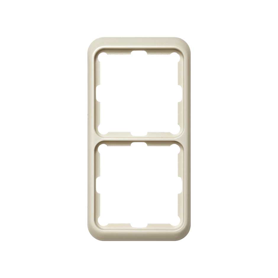 Frame for 2 elements ivory Simon 75 | SIMON
