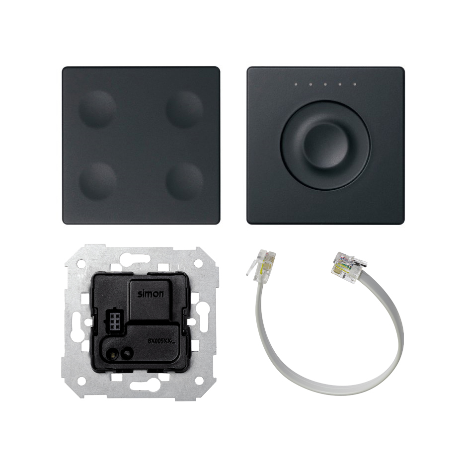 Комплект LON контроллера и сенсорных панелей на 4 функции + регулятор с индивидуальной ...