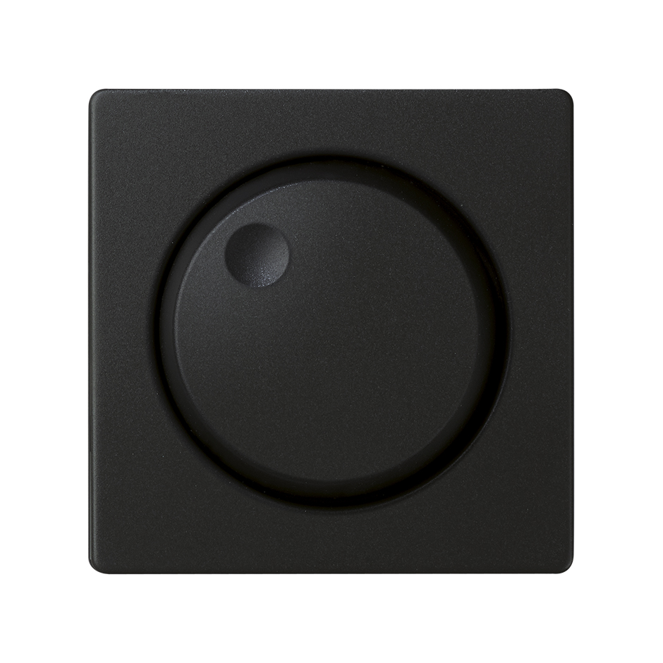 Placa para los mecanismos electrónicos giratorios negro mate Simon 82 ...