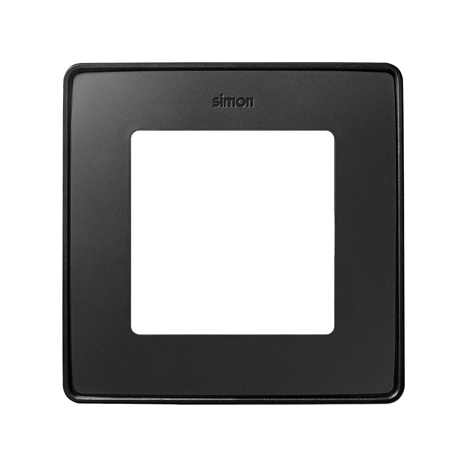 Frame for 1 Element Matt Black Black Base Simon 82 Detail Select | SIMON
