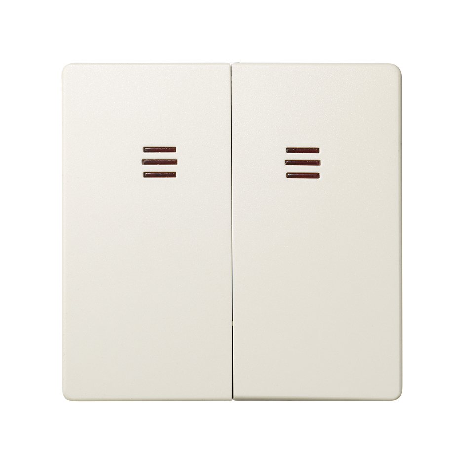 Double rocker for switches ivory Simon 82 | SIMON
