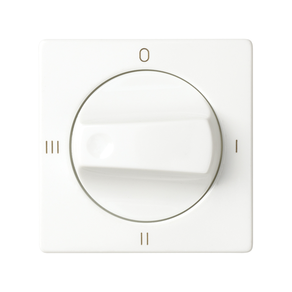 Cover for 2-way rotary switch with 4 positions and 0-I-II-III symbol ...