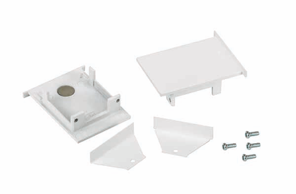 End caps recessed White | SIMON