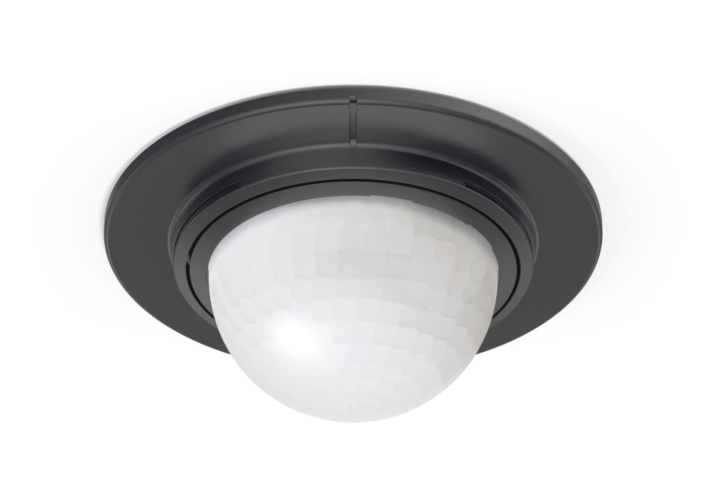 Detector de movimiento y luminosidad empotrado 8m 3Y negro | SIMON