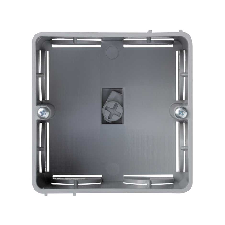 Box for use of universal frame-holder mechanisms in columns with 1 or 2 ...