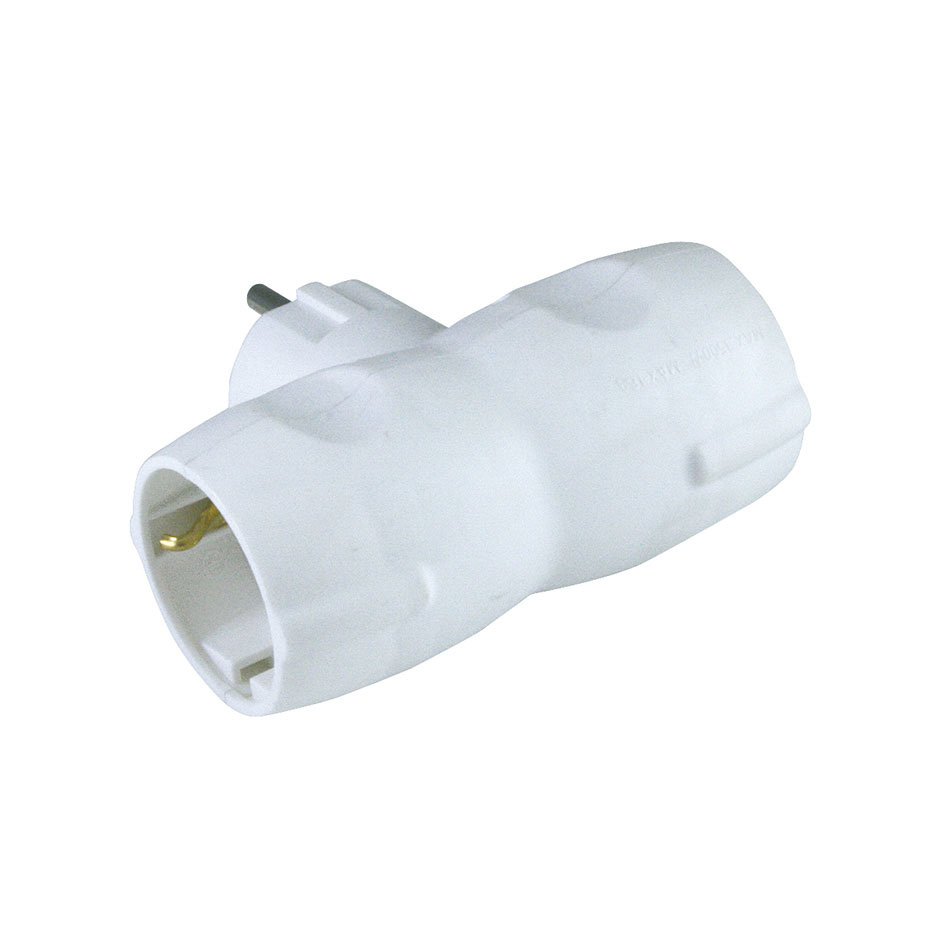 ADAPTADOR DOBLE LATERAL 16A 250V BLANCO Simon Brico | SIMON