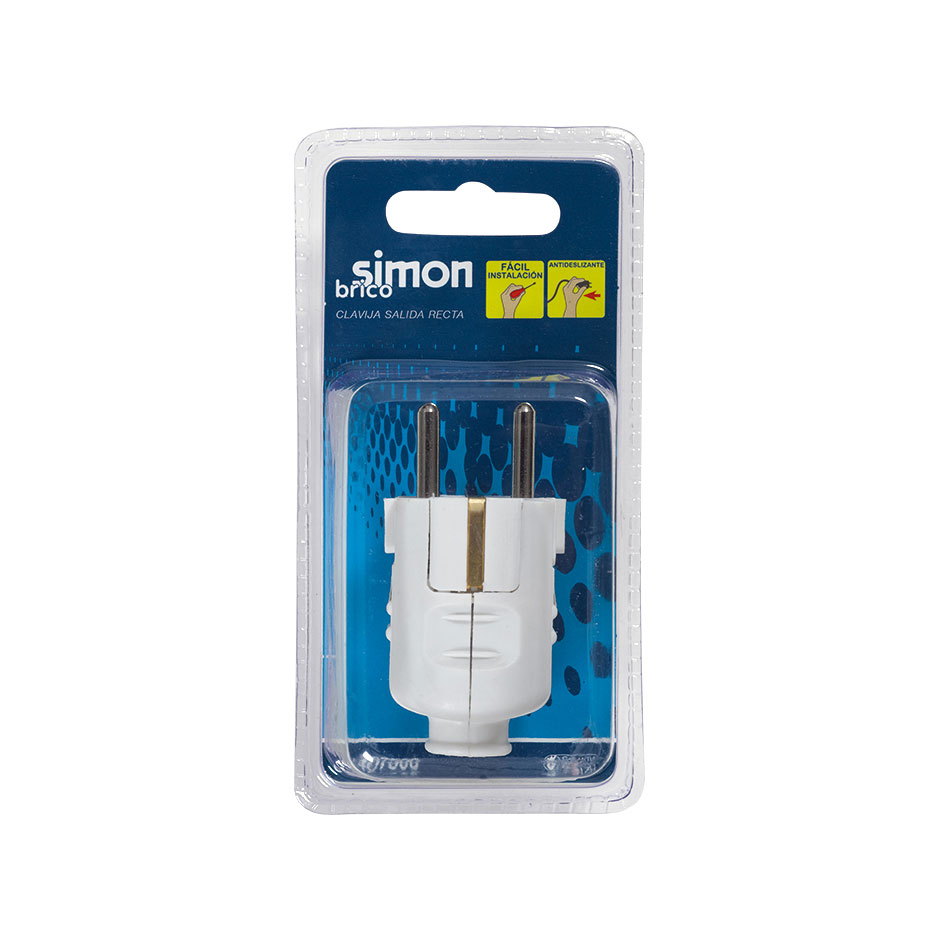 CLAVIJA 16A 250V BLANCA Simon Brico | SIMON