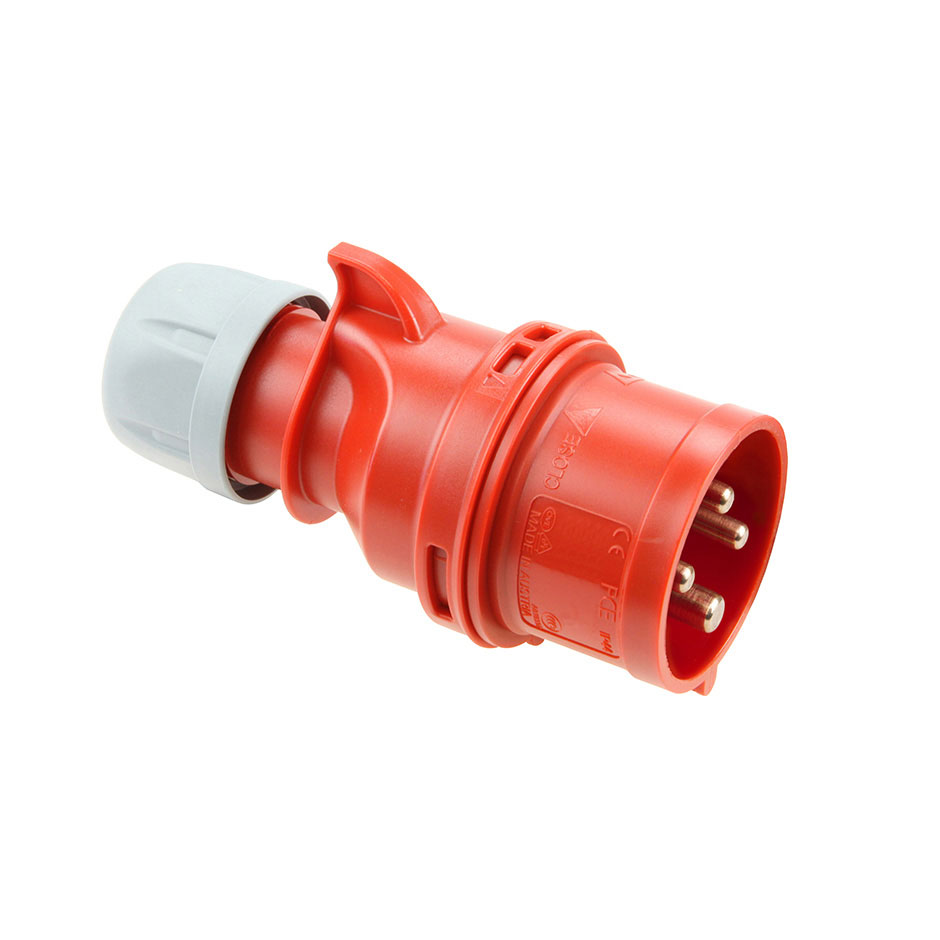 CLAVIJA INDUSTRIAL 3P+T 16A 400V ROJA IP44 Simon Brico | SIMON