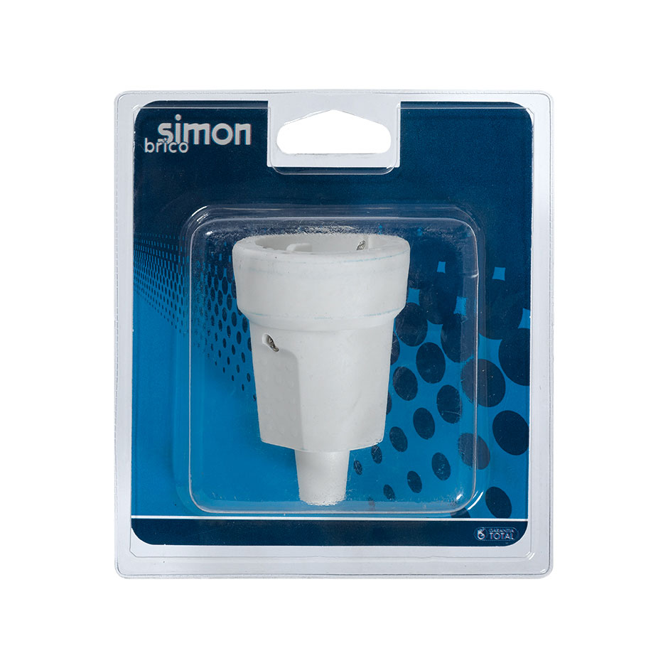 BASE MÓVIL DE GOMA 16A 230V BLANCA Simon Brico | SIMON