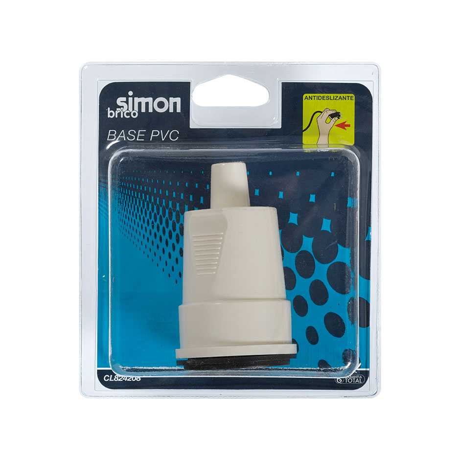 BASE MÓVIL DE PVC 16A 250V BLANCA Simon Brico | SIMON