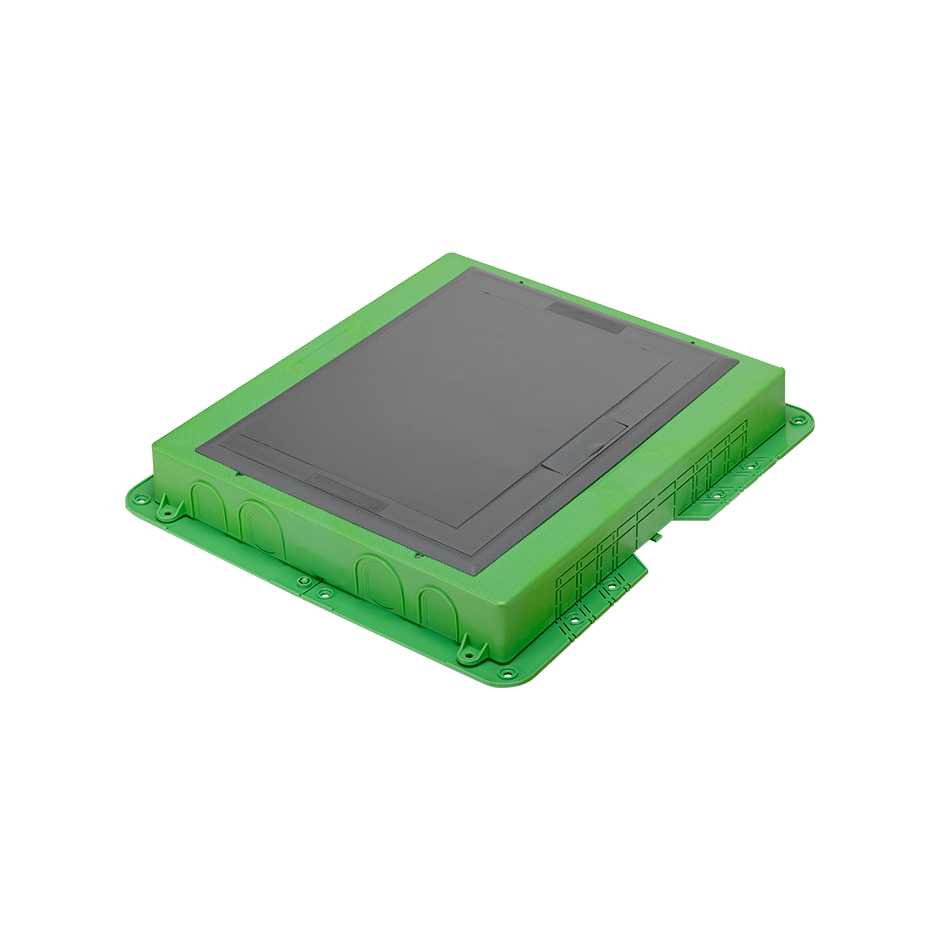Plastic tray for square shallow floor box in concrete floor for 8 ...
