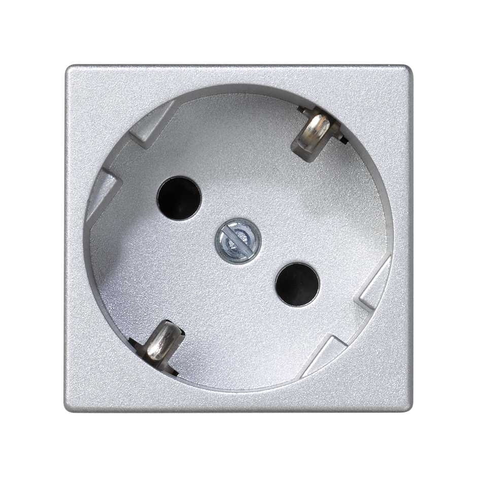 Schuko socket outlet 16A 250V~ with safety device and quick terminal ...