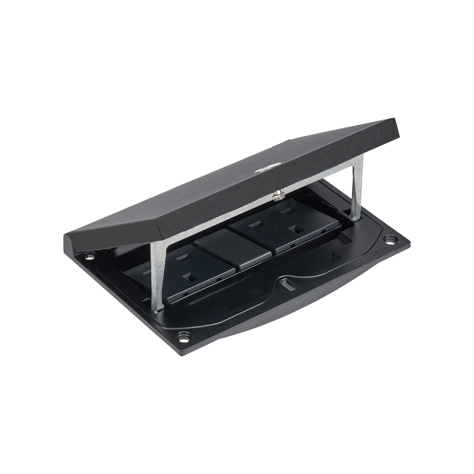 IP66 Mechanism holder and security frame with 2 british socket and 22 ...