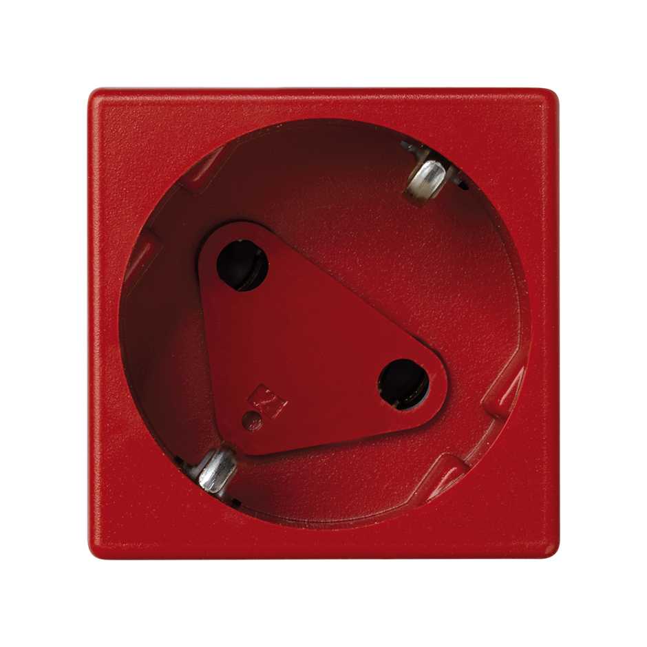 Schuko socket outlet 16A 250V~ with safety shutter and quick terminal ...