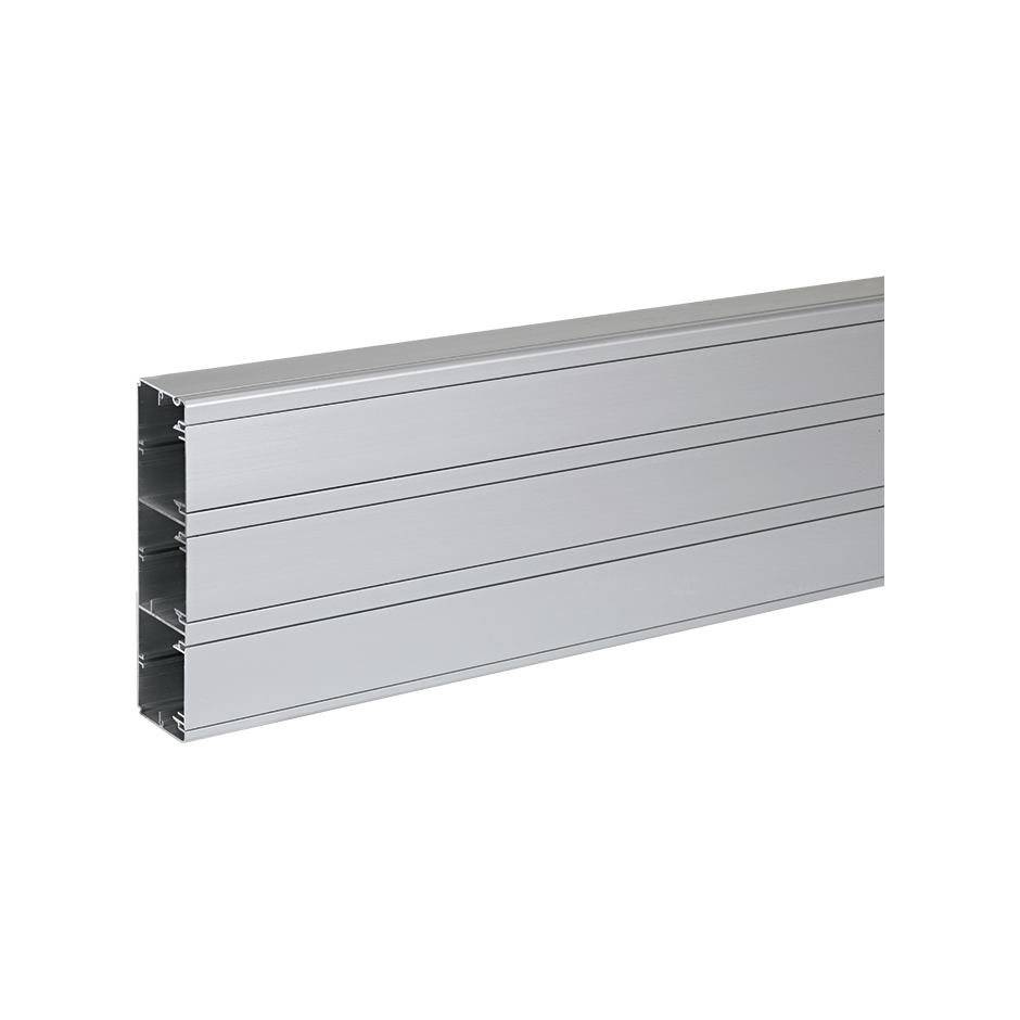 Aluminum trunking of 2m 185x55mm with 3 compartments for K45 functions ...