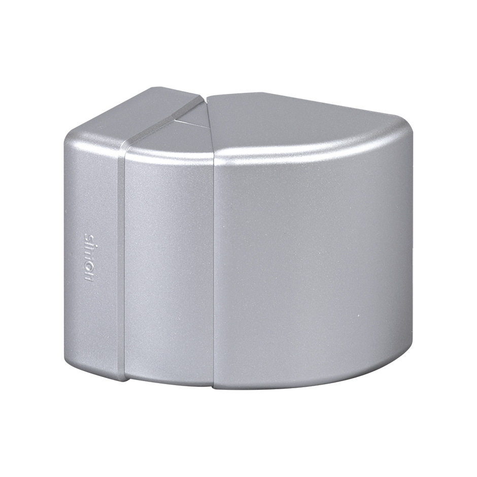 Acessório de ângulo externo variável para calha de alumínio 90x55mm | SIMON