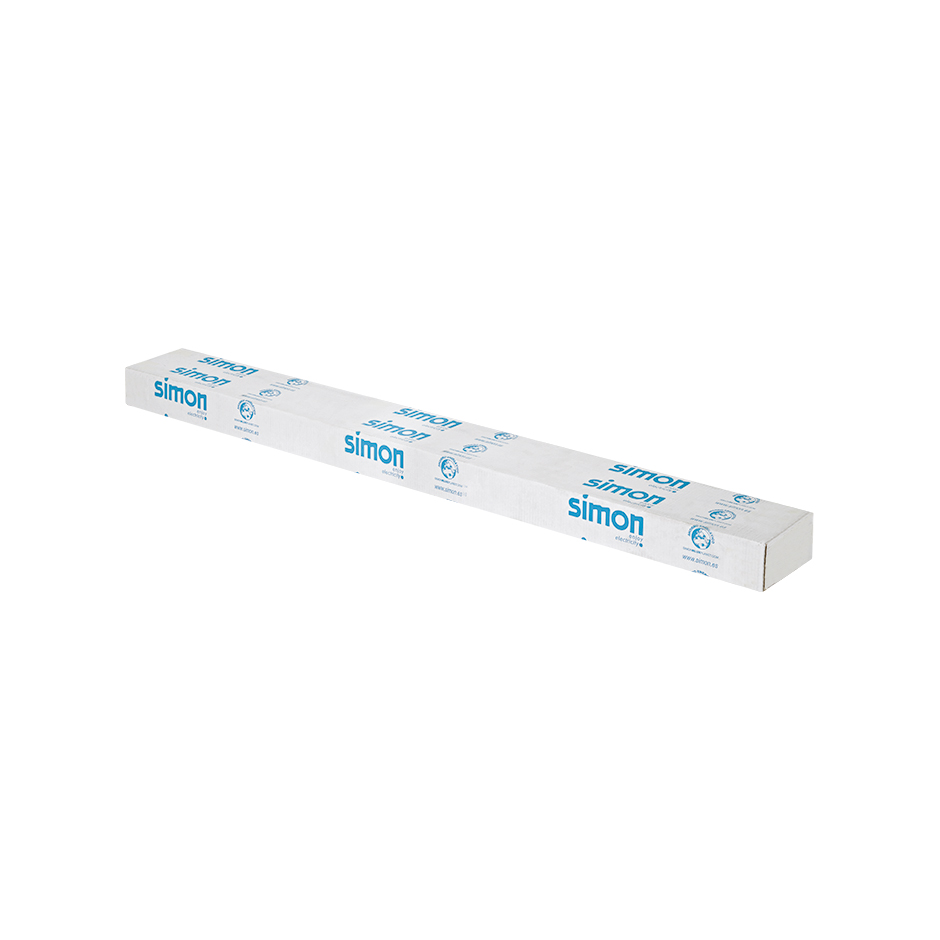 PVC mini-trunking of 2m 40x60mm with 1 compartment | SIMON
