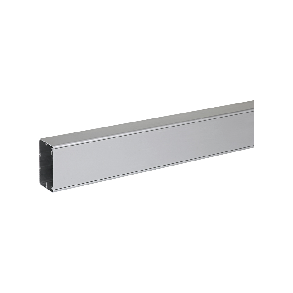 Cable trunking aluminum 2m and 90x55mm for 3 compartments | SIMON