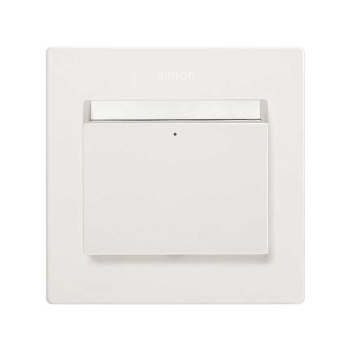 2-way switch for card with 1 microswitch and light indicator 230V ...