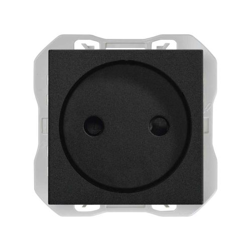 Two-pole socket outlet 16A 250V~ with screw terminal connection system ...