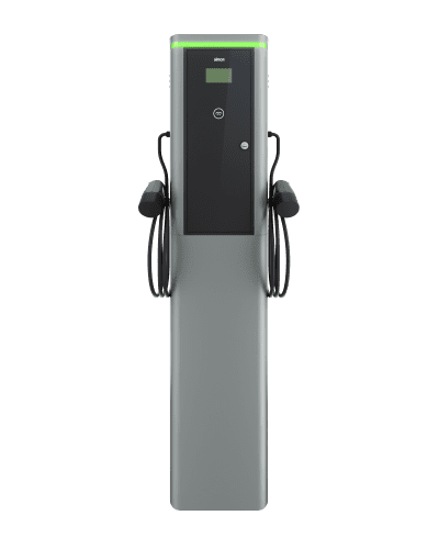 Simon NEON/ Punto de Recarga de Columna con 2 Cables rectos de 5m T2| Monofásico 7,4 kW - Max ...