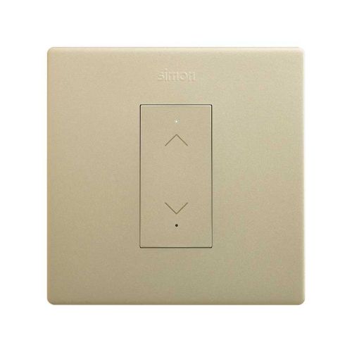 Simon iO blinds switch with slender rocker 700 VA champagne Simon 270 ...