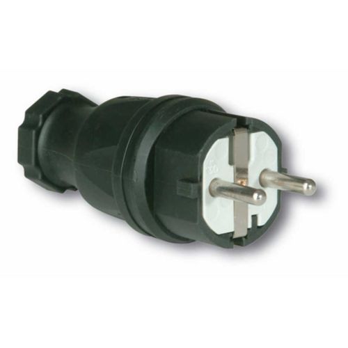 CLAVIJA GOMA 16A 250V NEGRO SIMON BRICO | SIMON